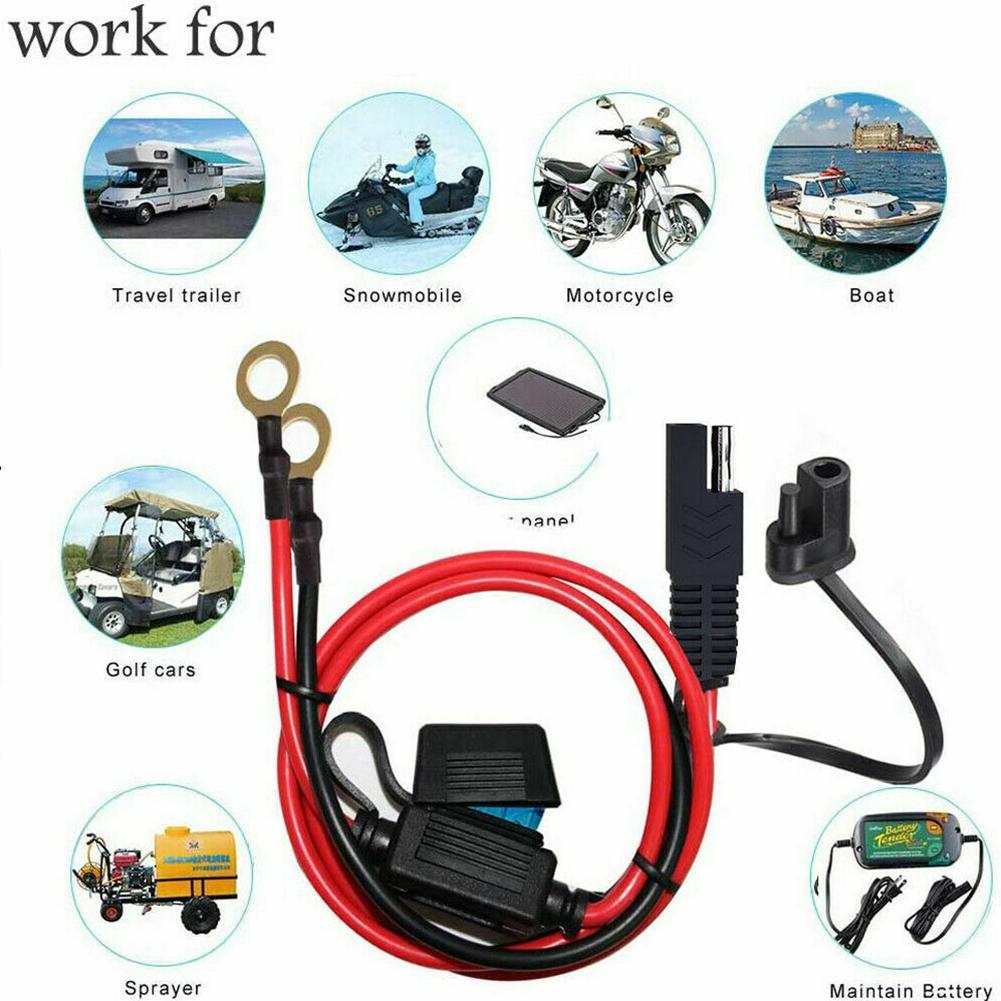 Pump wiring harness with fuses and SAE plug – Aus J